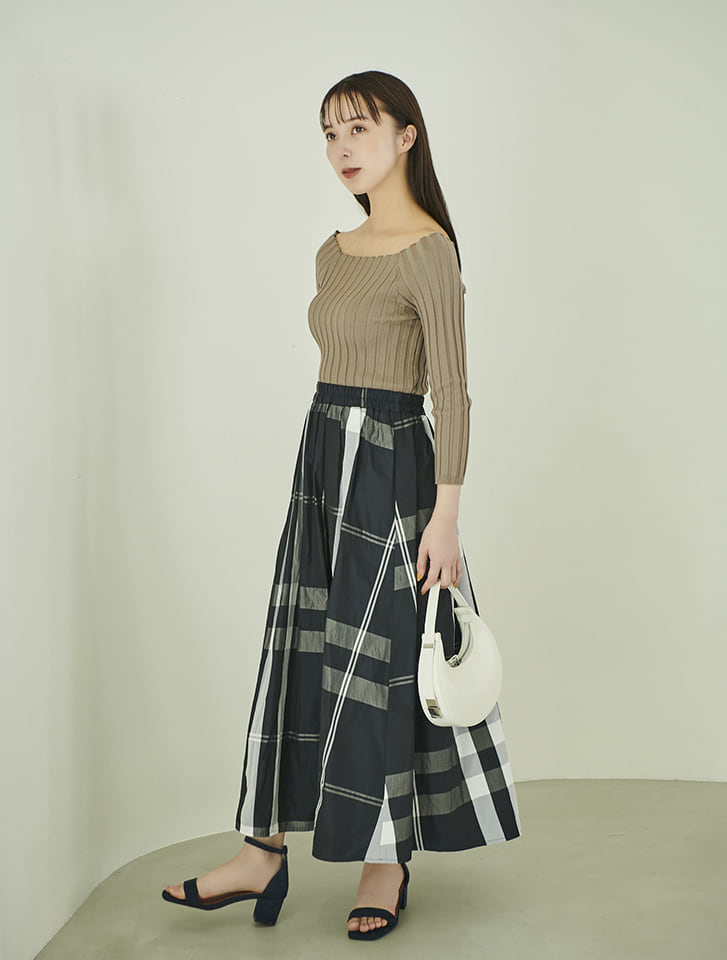 fifth チェックロングフレアスカート | 人気レディース fifth チェックロングフレアスカート | 人気レディース